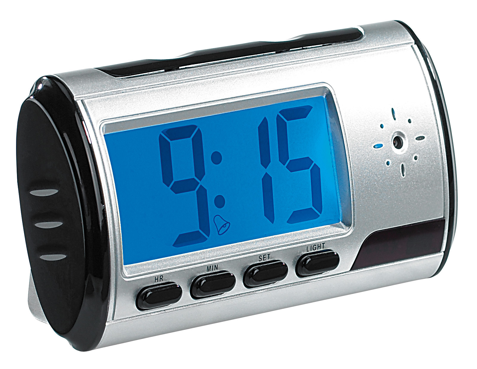 OctaCam 6in1-Tischuhr mit SD-Videokamera & Bewegungs-Erkennung, PEARL ...